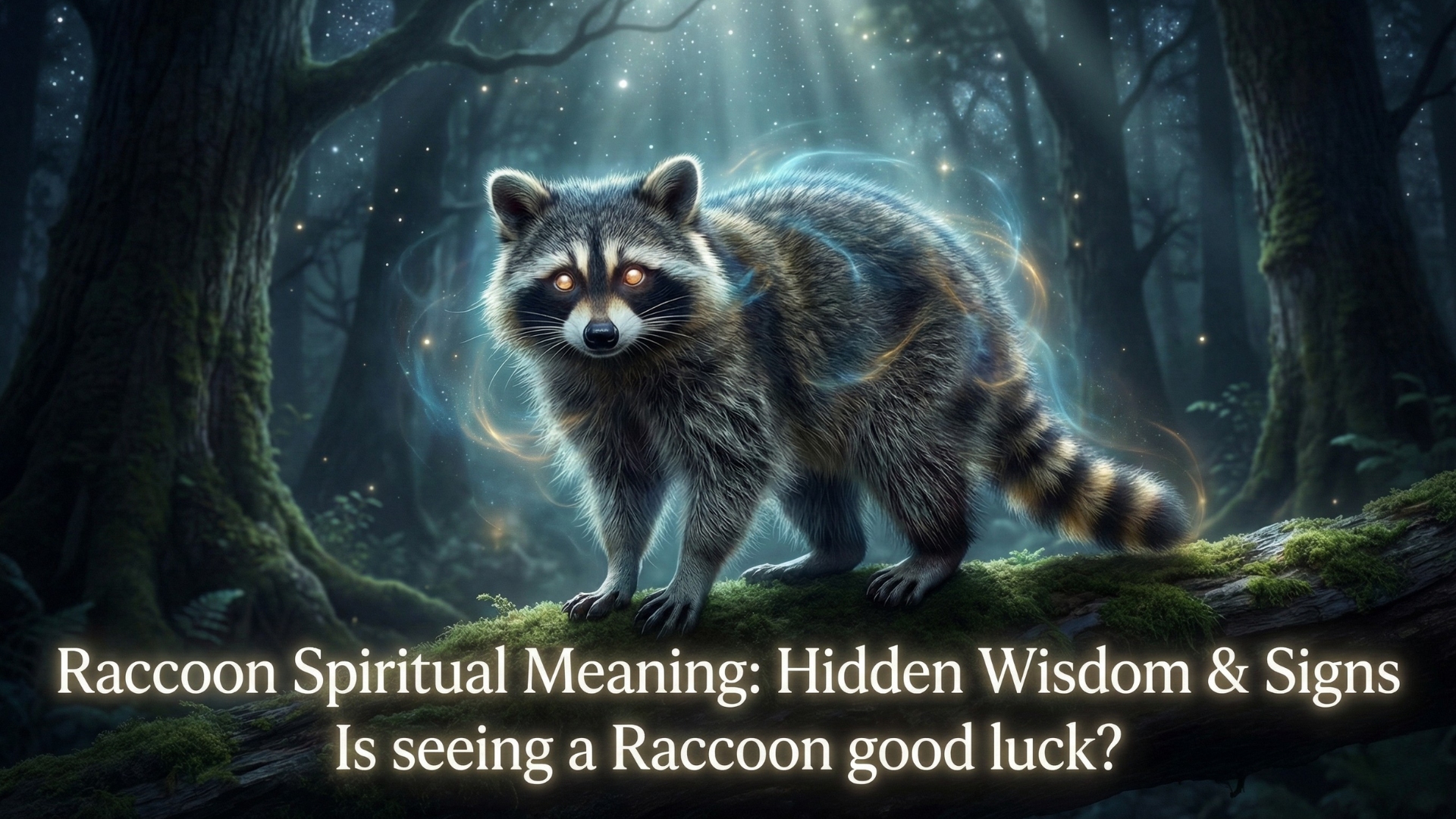 Raccoon Spiritual Meaning & Symbolism | Is Seeing Raccoon Good Luck ...